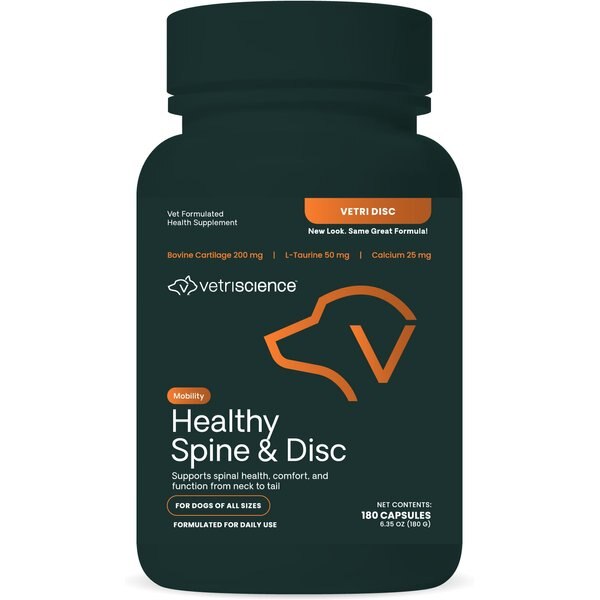 VETRISCIENCE Vetri Disc Capsules Joint Supplement for Dogs, 180 count ...