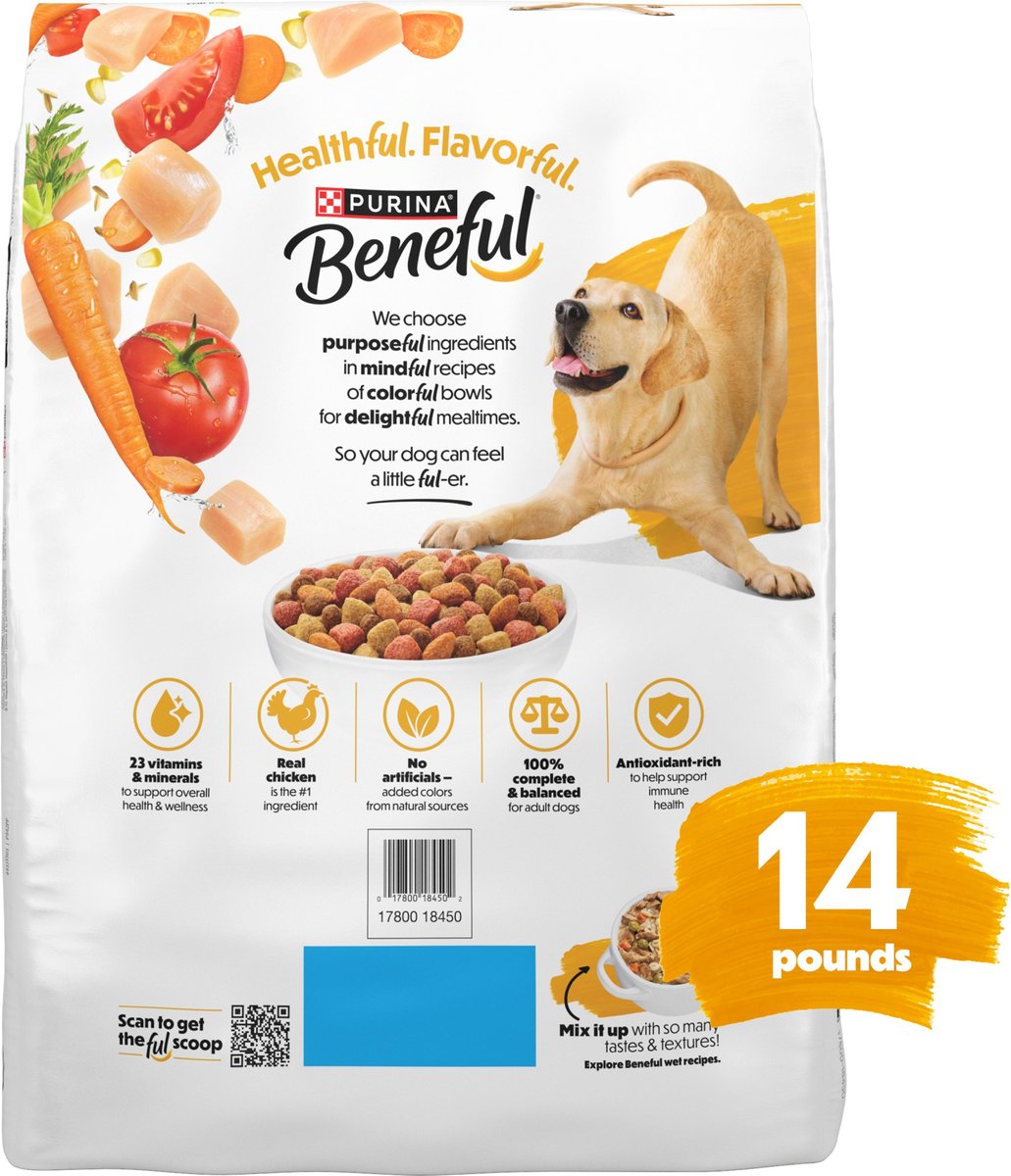 PURINA BENEFUL Originals with Farm-Raised Chicken Dry Dog Food, 14-lb ...