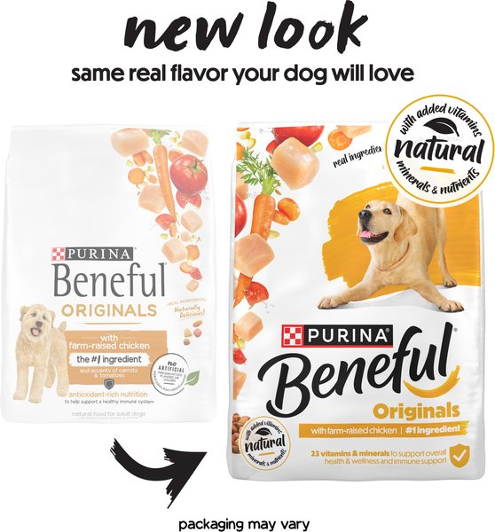 PURINA BENEFUL Originals with Farm-Raised Chicken Dry Dog Food, 3.5-lb ...
