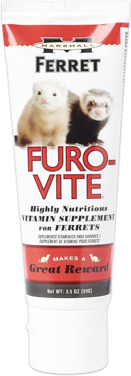 MARSHALL Furo-Vite Highly Nutritious Vitamin Ferret Supplement, 3.5-oz ...