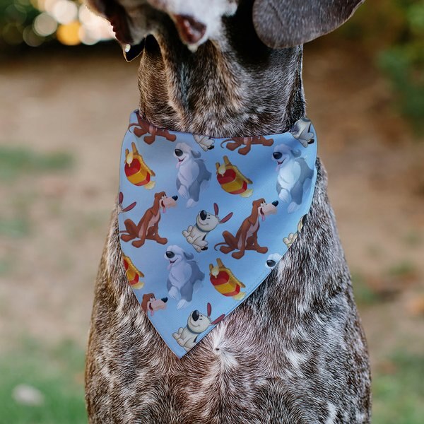 BUCKLE-DOWN Disney Disney Princess Dogs Group Collage Paws Dog Bandana ...
