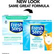 FRESH STEP Simply Unscented Clumping Clay Cat Litter, 14-lb box - Chewy.com