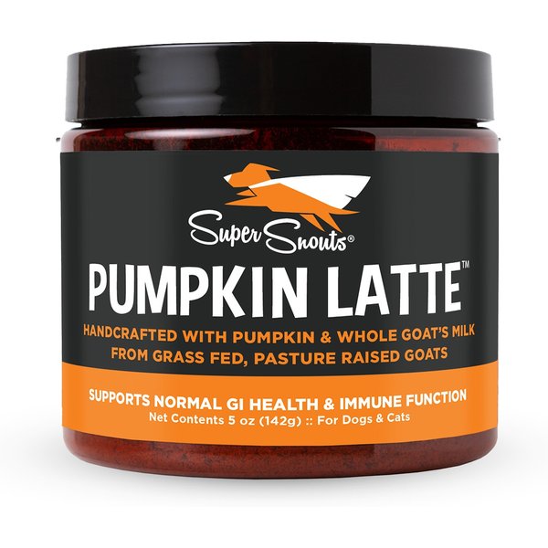 SUPER SNOUTS Pumpkin Latte Dog & Cat Digestive Supplement, 5-oz jar ...