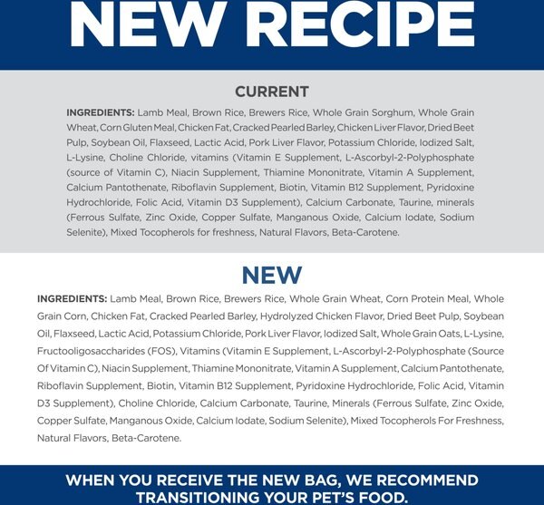 HILL'S SCIENCE DIET Adult Lamb Meal & Brown Rice Recipe Dry Dog Food ...