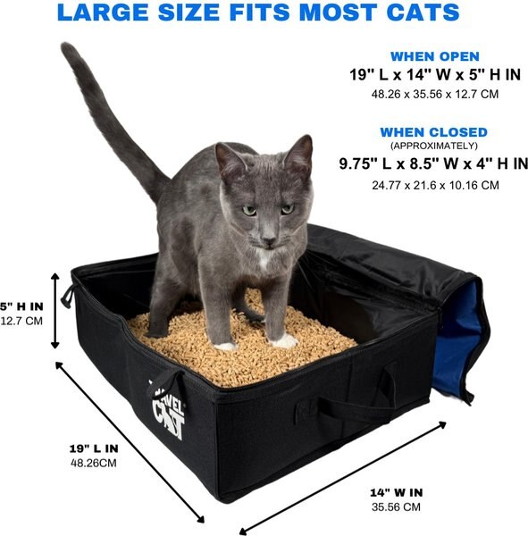 TRAVEL CAT the Porta-Pawty Portable Cat Litter Box - Chewy.com