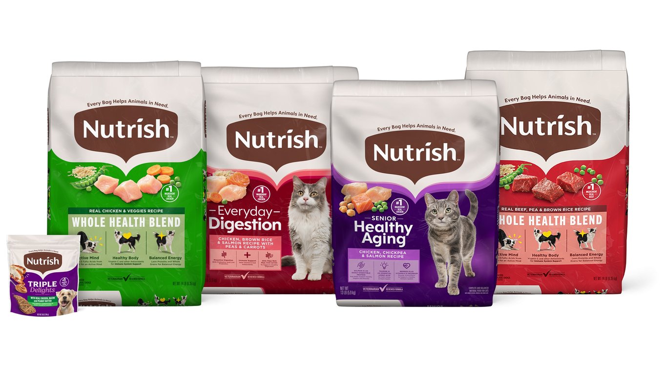 NUTRISH Real Chicken & Veggies Recipe Dry Dog Food, 50-lb bag (Rachael ...