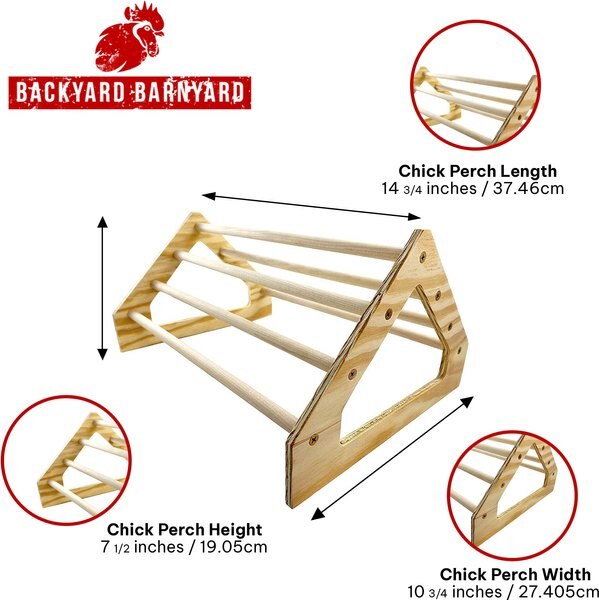 BACKYARD BARNYARD Chick Bird Perch - Chewy.com