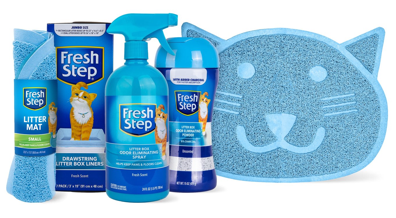 FRESH STEP PRODUCTS Fresh Scent Cat Litter Deodorizing Crystals, 15-fl ...