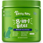 ZESTY PAWS 8-in-1 Bites Chicken Flavored Soft Chews Multivitamin for ...