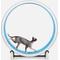 ONE FAST CAT Gen 7 Cat Exercise Wheel, White with Koi Pond Foam Pads ...