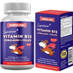 WONDER PAWS Vitamin B12 Cobalamin & Folate Supplement for Dogs, 90 ...