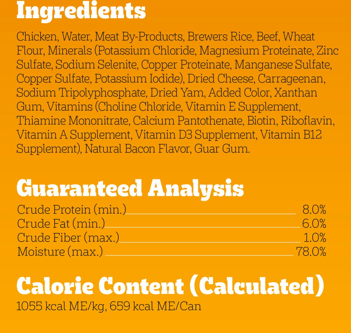 PEDIGREE Chopped Ground Dinner Beef, Bacon & Cheese Flavor Adult Canned ...