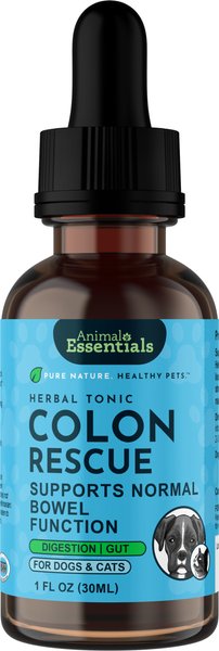 ANIMAL ESSENTIALS Colon Rescue Herbal GI Support Dog & Cat Supplement ...