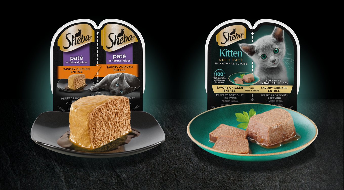 SHEBA Perfect Portions Seafood Pate Variety Pack Grain-Free Adult Wet ...