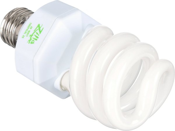 ZILLA Fluorescent Coil Bulb Tropical, 20 Watts - Chewy.com