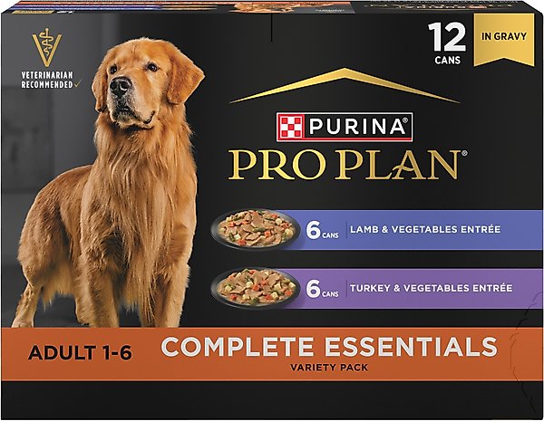 PURINA PRO PLAN Complete Essentials Variety Pack Adult High Protein ...