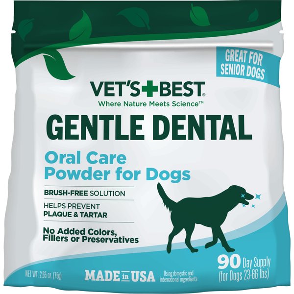 VET'S BEST Dental Powder for Dogs, 90-day supply - Chewy.com