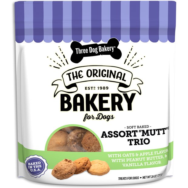 THREE DOG BAKERY DOG COOKIES (Free Shipping) | Chewy