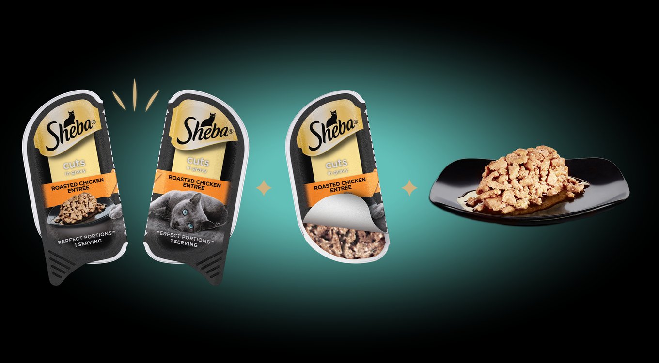 SHEBA Perfect Portions Roasted Chicken, Gourmet Salmon & Tender Turkey ...