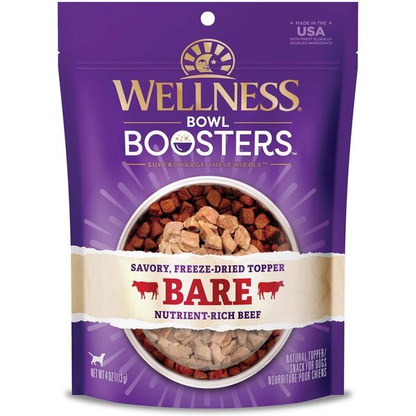 WELLNESS CORE Bowl Boosters Bare Beef Freeze-Dried Dog Food Mixer or ...