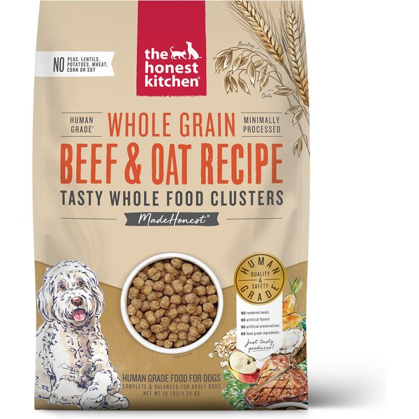 THE HONEST KITCHEN Human Grade Whole Food Clusters Whole Grain Beef ...