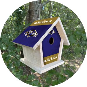 Out of Stock - FAN CREATIONS Bird House, Baltimore Ravens - Chewy.com