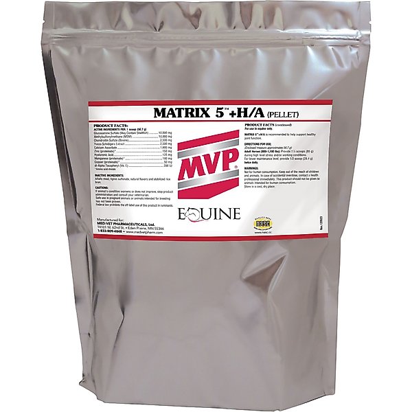 MED-VET PHARMACEUTICALS (MVP) Magnesium 5000 Pellets Horse Supplement ...
