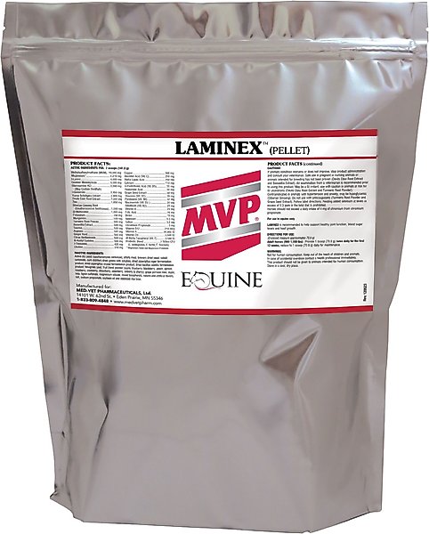 MED-VET PHARMACEUTICALS (MVP) Laminex Pellets Horse Supplement, 10-lb ...