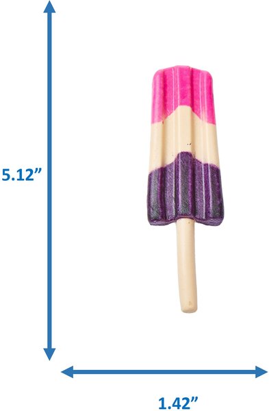 PUP ICE Rocket Lollies Strawberry & Blueberry Dog Chew Treat, 2 count ...