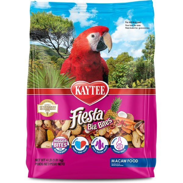 KAYTEE Fiesta Big Bites Macaw Food, 10-lb bag - Chewy.com