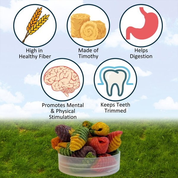 EXOTIC NUTRITION Crunchy Swirls Small Pet Chew Toy, 4.7-oz bag - Chewy.com