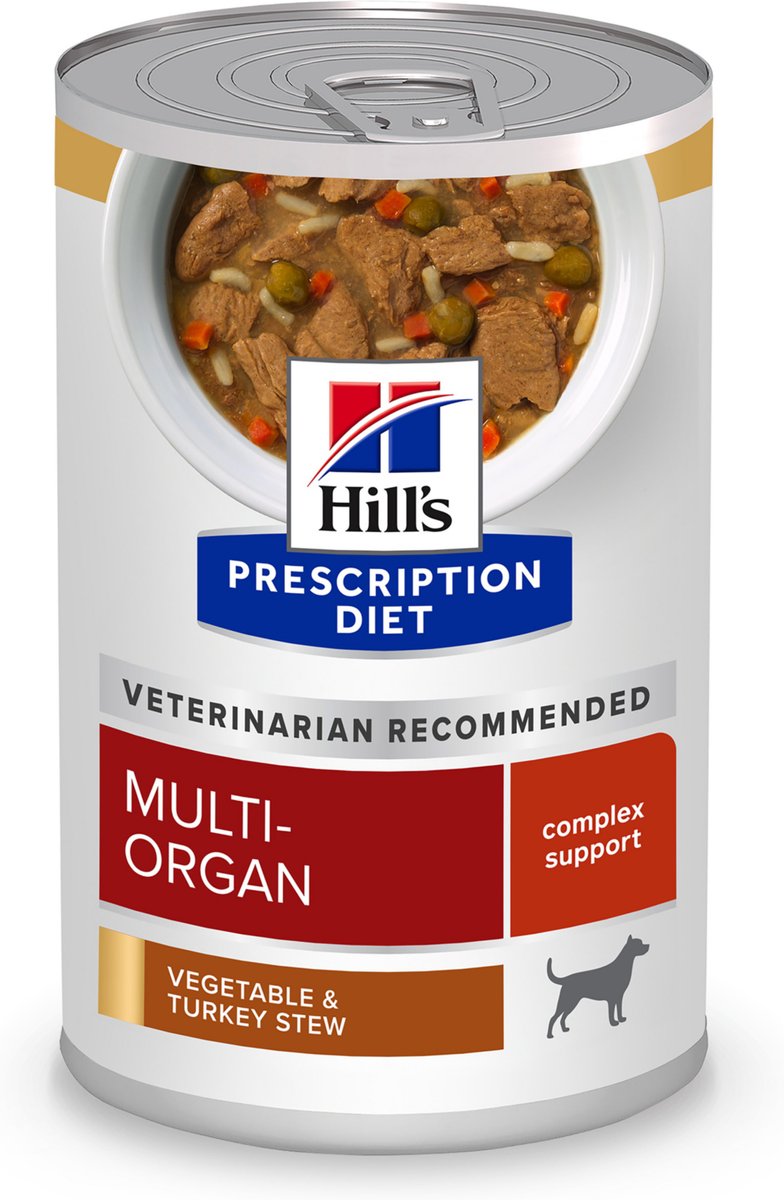 HILL'S PRESCRIPTION DIET Multi-Organ Support Turkey & Vegetable Stew ...