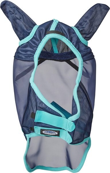 WEATHERBEETA ComFiTec Deluxe Fine Mesh Horse Fly Mask with Ears & Nose ...