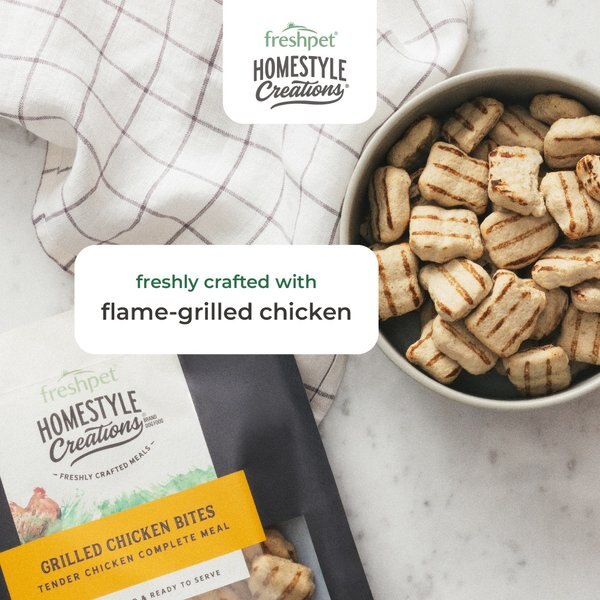 FRESHPET Homestyle Creations Fresh Grilled Chicken Bites Dog Food, 1-lb ...