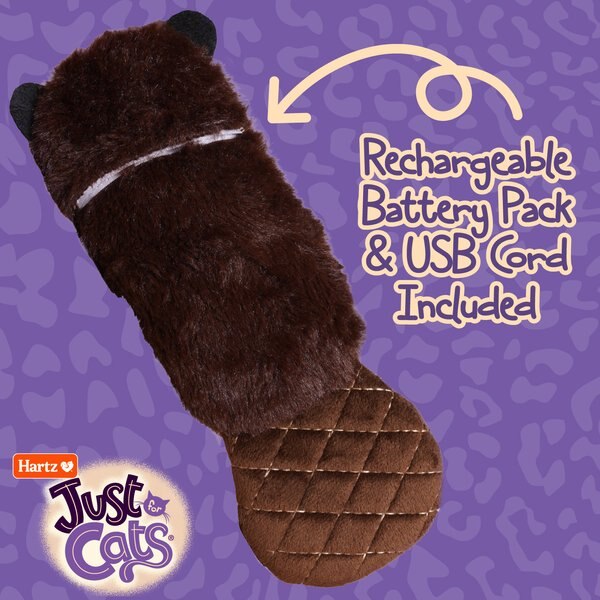 HARTZ Just for Cats The Chucklin' Beaver Motion Activated Kicker Cat ...