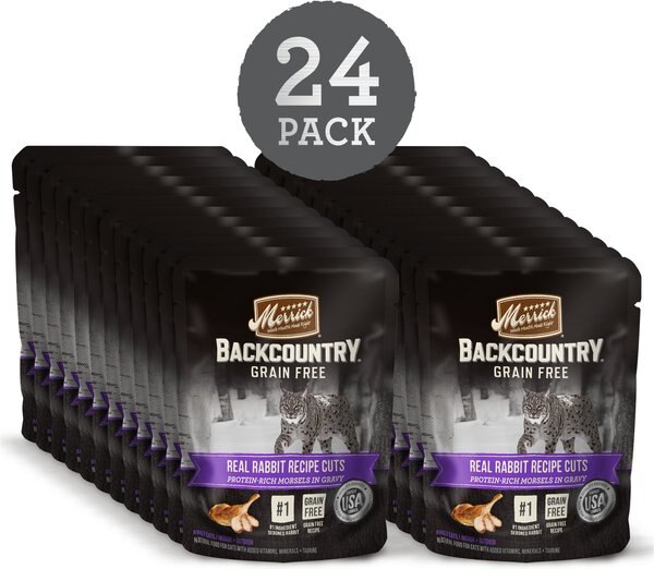 Discontinued - MERRICK Backcountry Grain-Free Morsels in Gravy Real ...