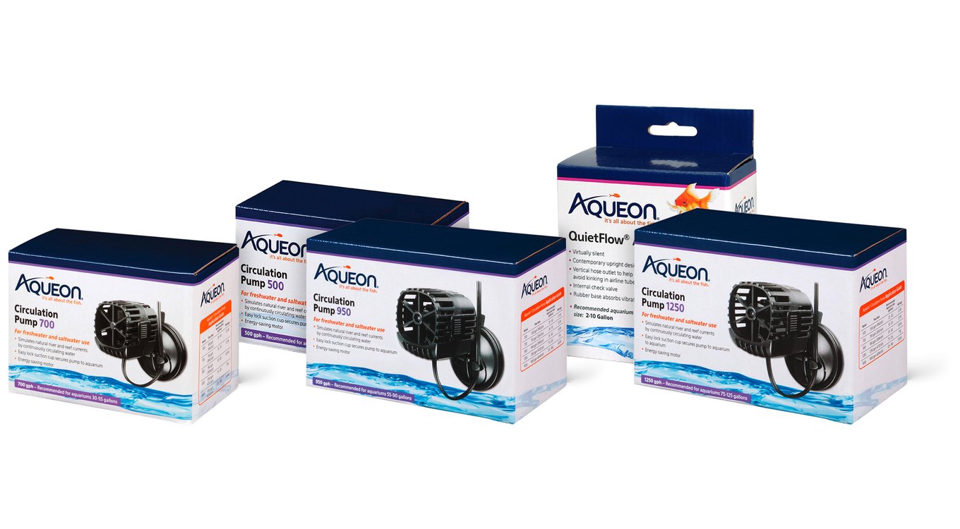 AQUEON Freshwater & Saltwater Circulation Aquarium Pump, 1250 GPH ...