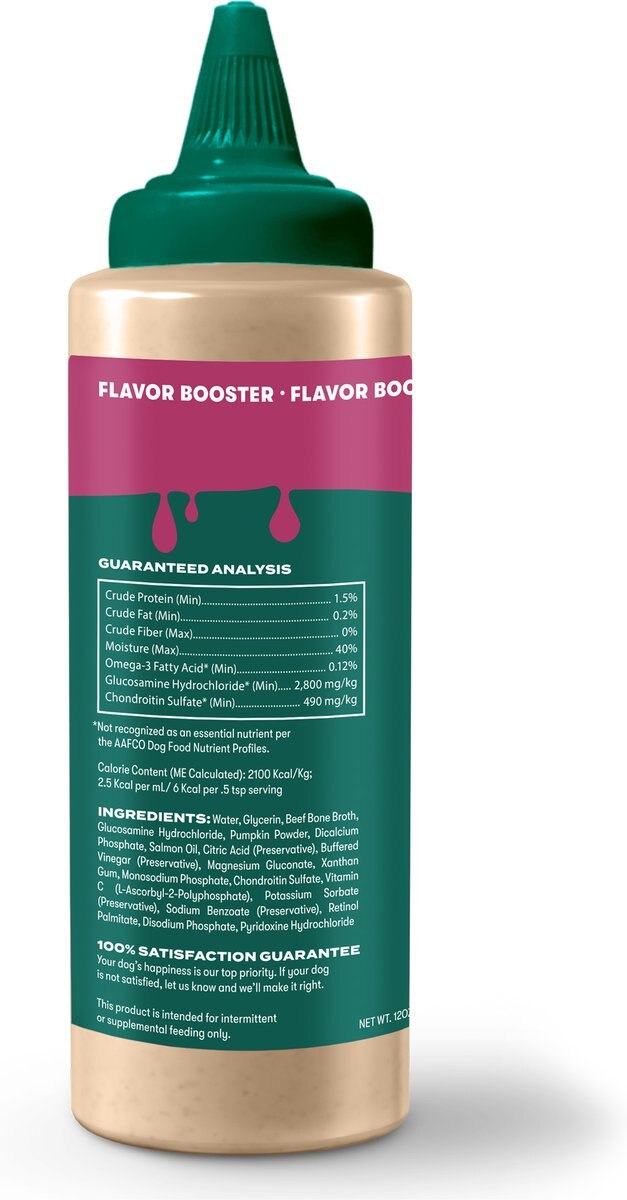 JINX Kibble Sauce Beef Bone Broth Wet Dog Food Topper, 12-fl oz bottle ...