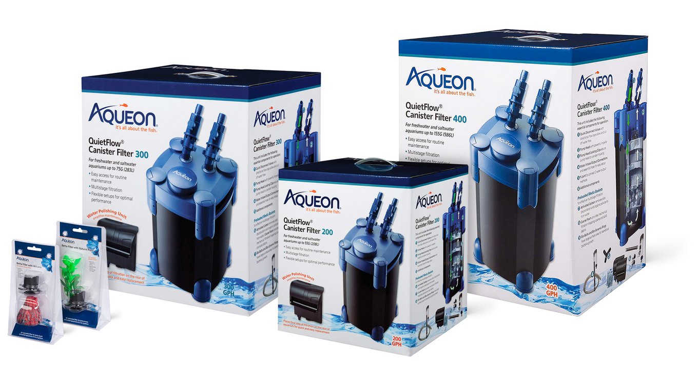 Out of Stock - AQUEON QuietFlow LED PRO Aquarium Power Filter, Size ...