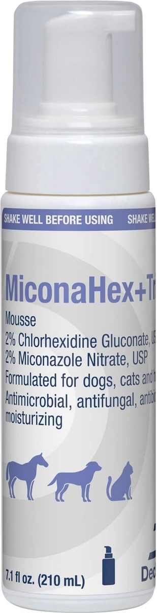 MICONAHEX+TRIZ Mousse for Dogs & Cats, 7.1-oz bottle - Chewy.com