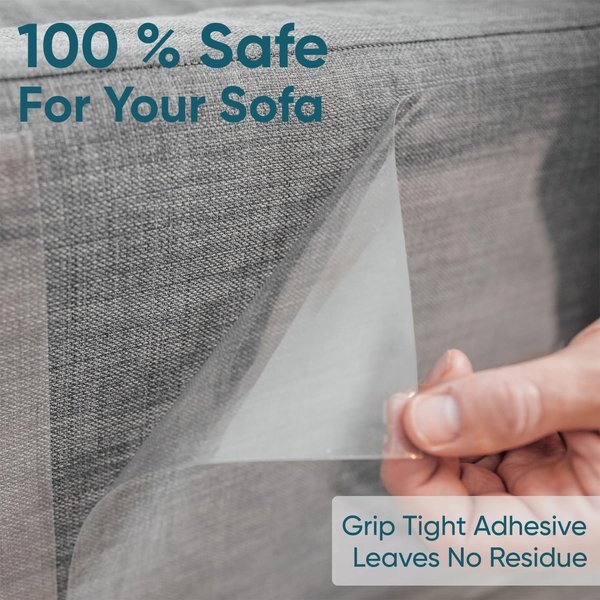 PROTECTO Couch Scratch Protector Dog & Cat Furniture Cover, Clear, 16 x ...