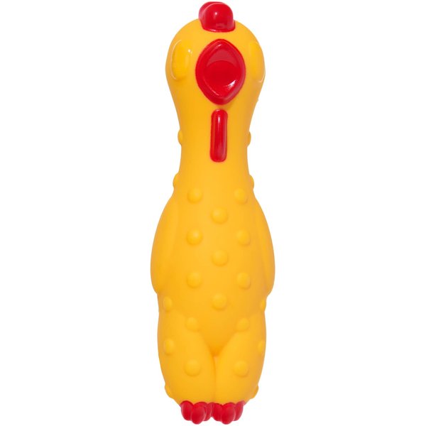 LITTLEARTH Rubber Chicken Squeaky Dog Chew Toy, Denver Broncos - Chewy.com