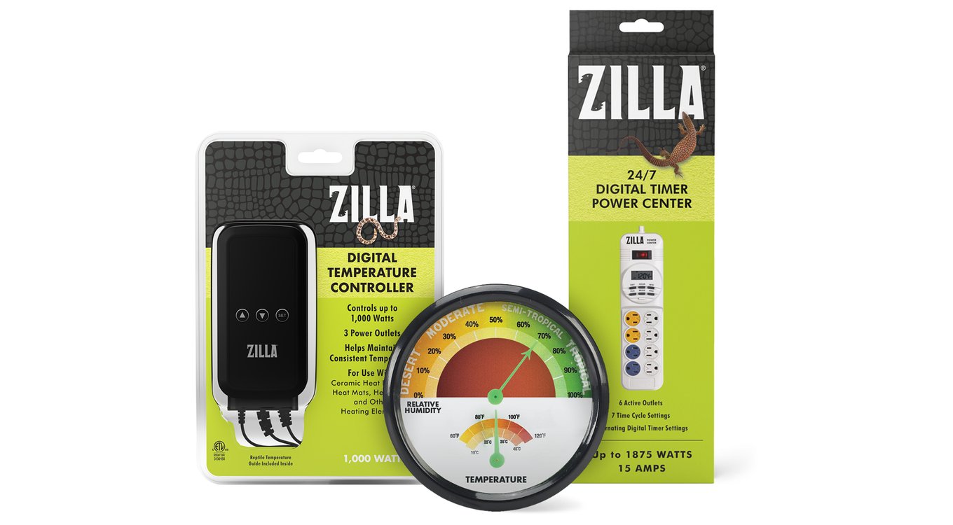 ZILLA 24/7 Digital Timer Power Center for Reptile Terrariums, Digital ...