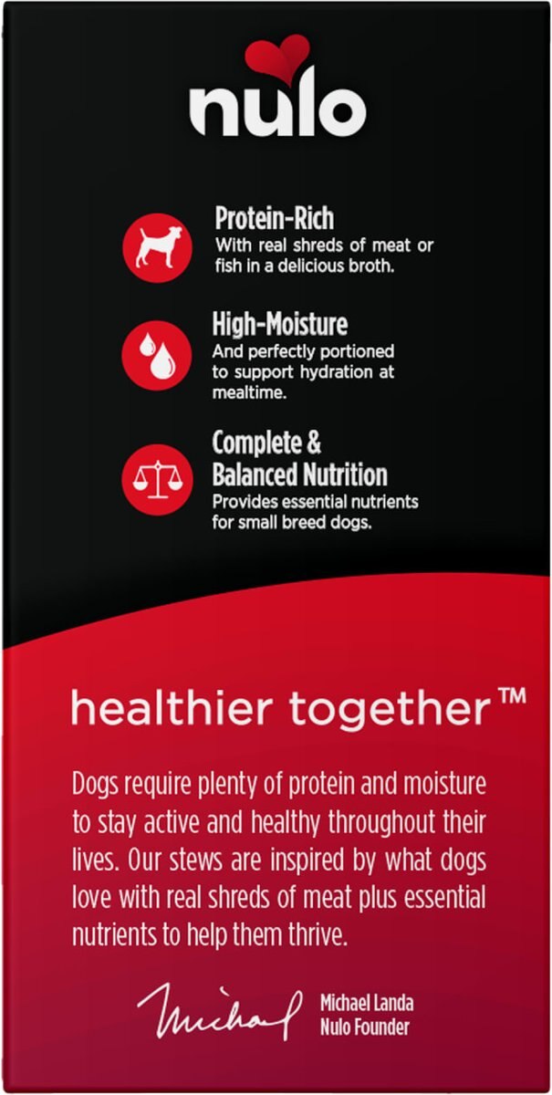 NULO Signature Stews Variety Pack Grain-Free Small Breed Wet Dog Food ...