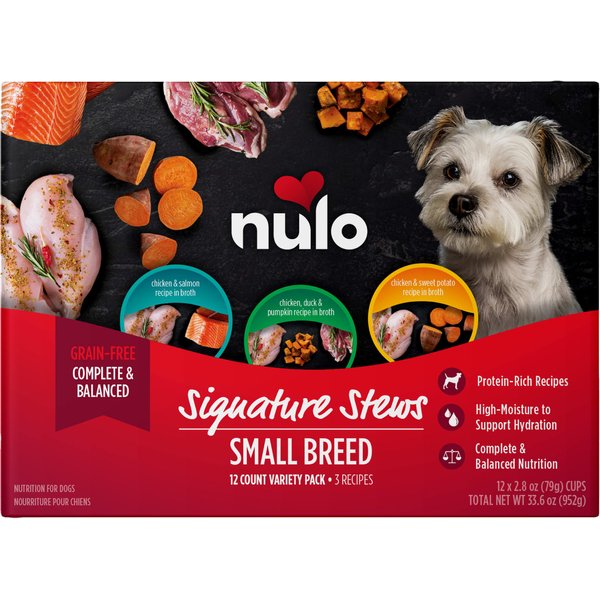 NULO Signature Stews Variety Pack Grain-Free Small Breed Wet Dog Food ...