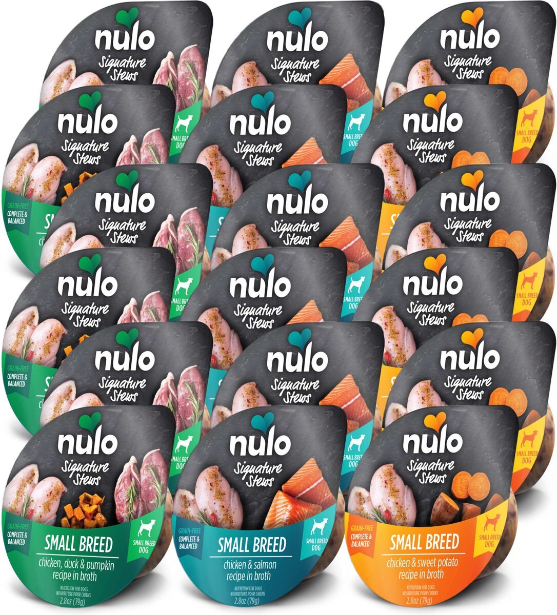 NULO Signature Stews Variety Pack Grain-Free Small Breed Wet Dog Food ...