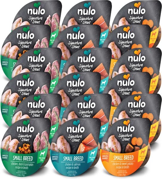 NULO Signature Stews Variety Pack Grain-Free Small Breed Wet Dog Food ...