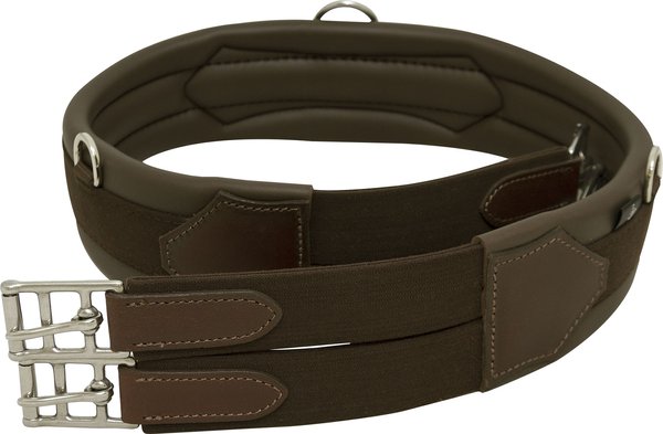 THINLINE Anatomic Hunter Jumper Girth, Dark Brown, 46-in - Chewy.com