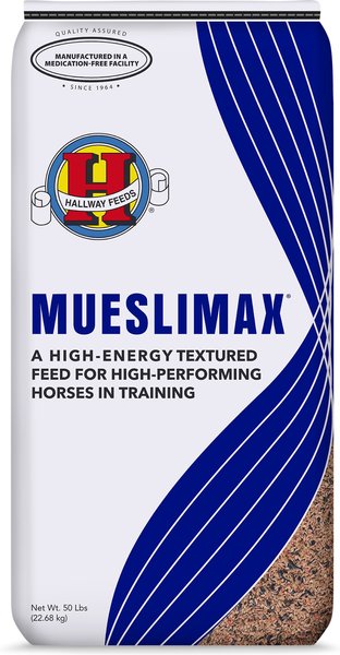 HALLWAY FEEDS MuesliMax Horse Feed, 50-lb bag - Chewy.com