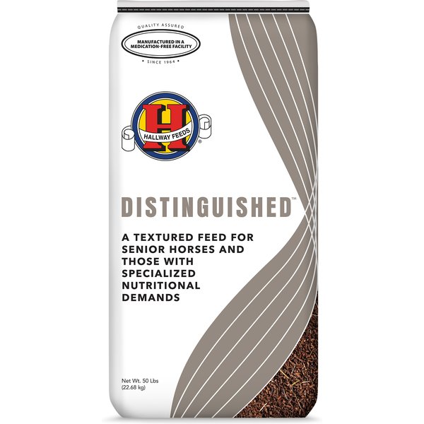 HALLWAY FEEDS Distinguished Low-NSC Senior Horse Feed, 50-lb bag ...
